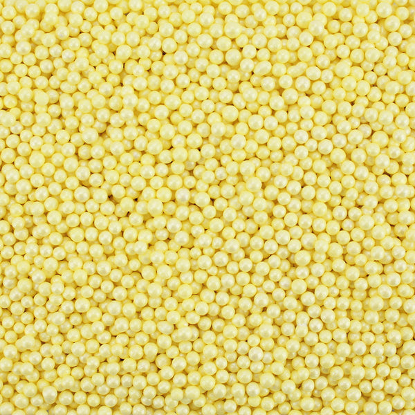 MATTE LIGHT YELLOW SUGAR PEARLS 5 LB – Layer Cake Shop Wholesale