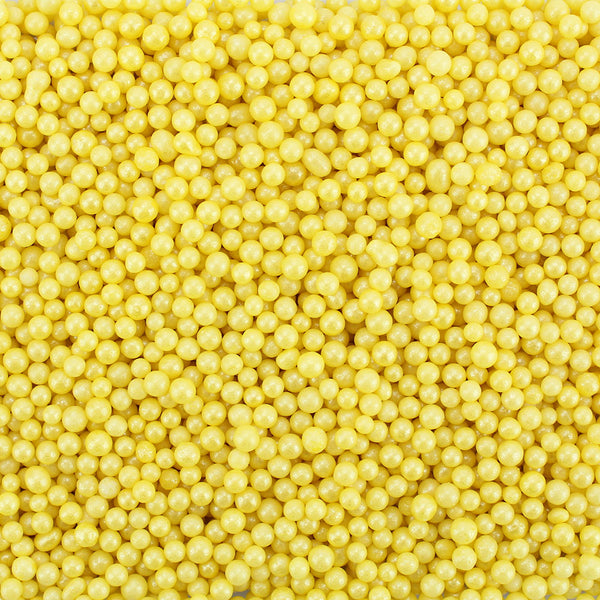 MATTE YELLOW SUGAR PEARLS 5 LB – Layer Cake Shop Wholesale